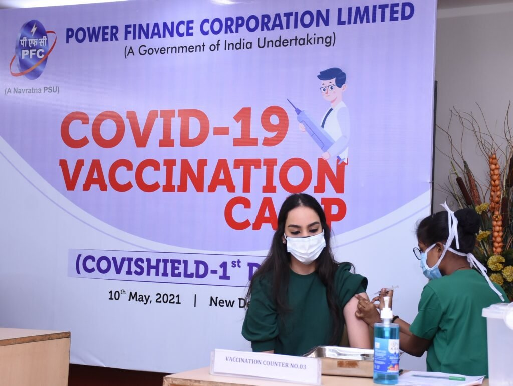 CSR: PFC Organises Covid-19 Vaccination Camp, 556 People Vaccinated ...