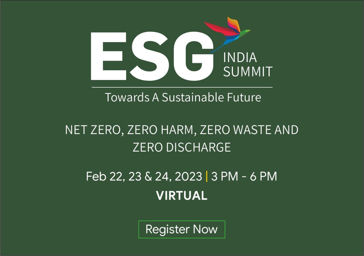 India ESG Summit 2023 I India's Prestigious Leadership Forum on ESG and Sustainability