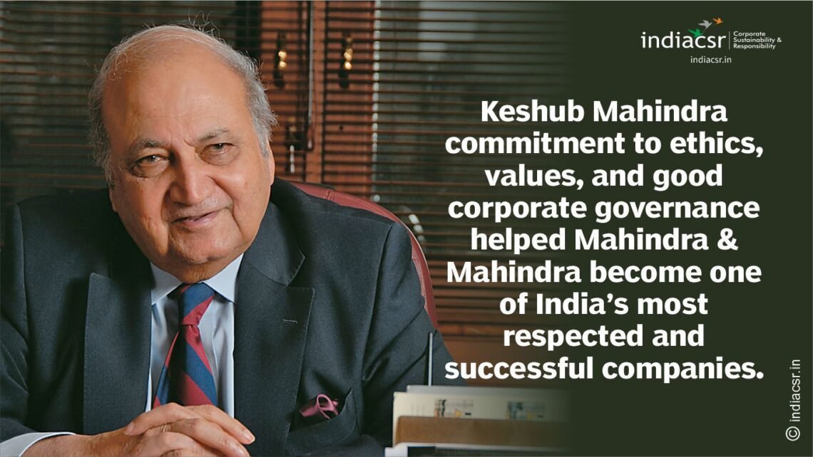 Keshub Mahindra: The Legacy of a Visionary Business Leader