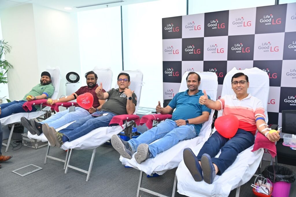 LG Electronics India Launches Mega Blood Donation Drive as Part of CSR ...
