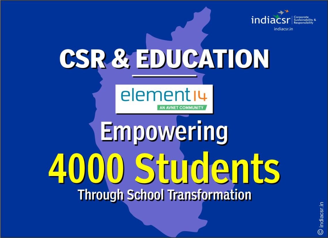 CSR: element14 Empowers 4000 Students in Rural Karnataka Through School ...