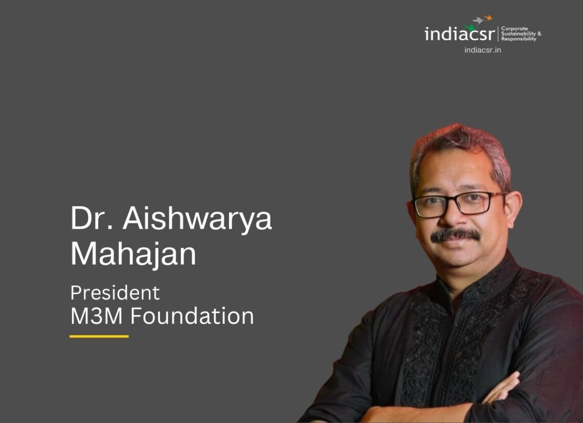 M3M Foundation: Dr. Aishwarya Mahajan honored for CSR Efforts I India CSR