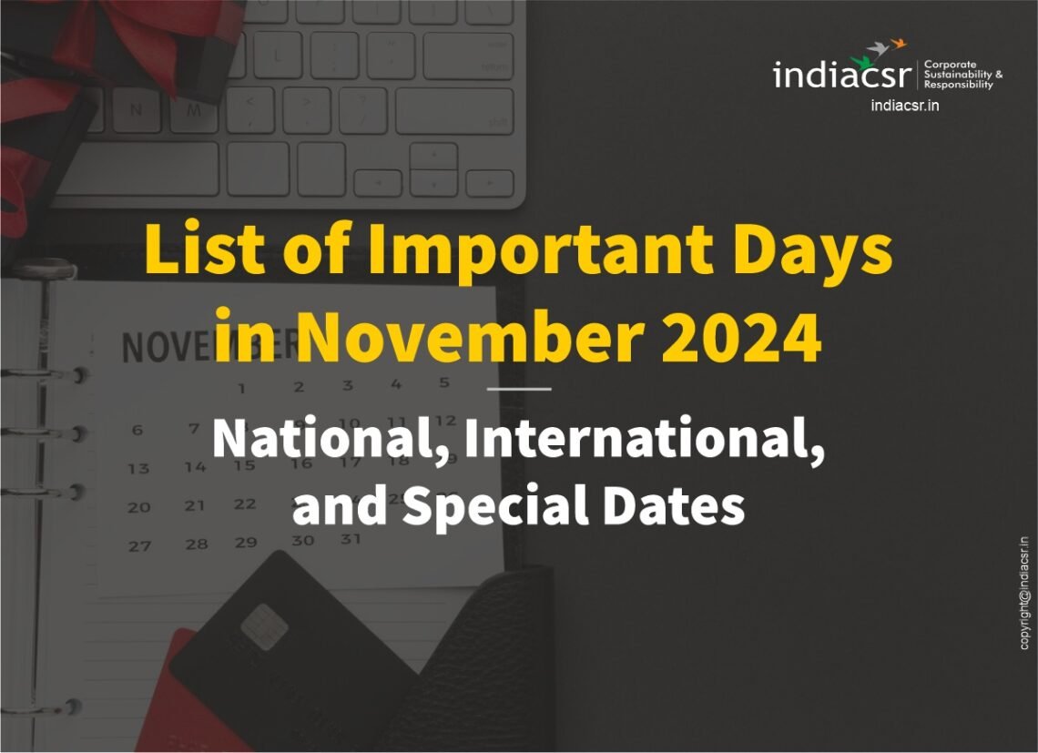 List of Important Days in November 2024: National, International, and ...