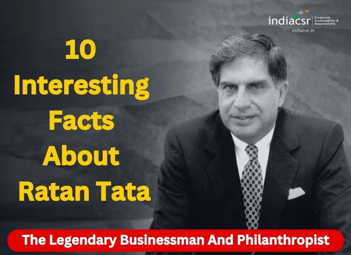 10 Interesting Facts About Ratan Tata, The Legendary Businessman And ...