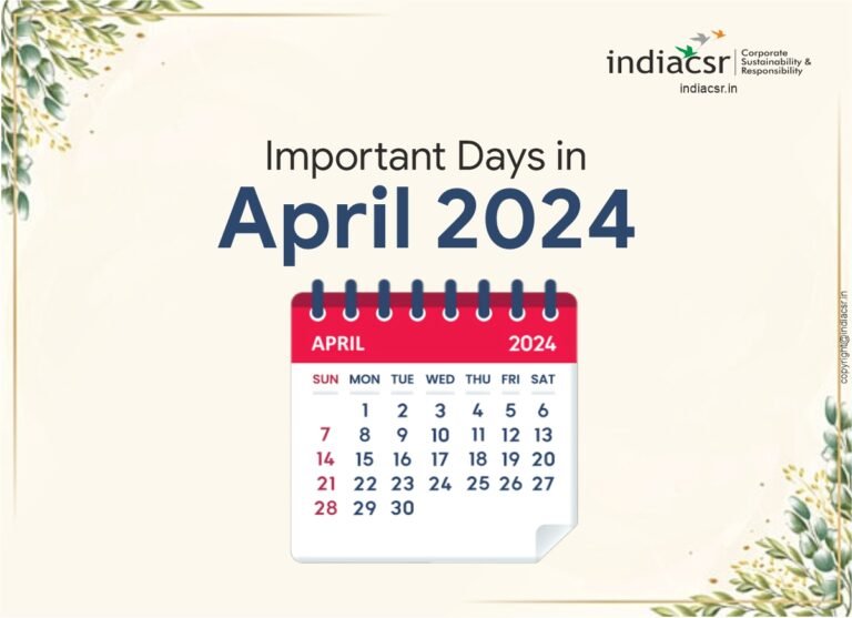 List of Important Days in April 2024 (National, International, and ...