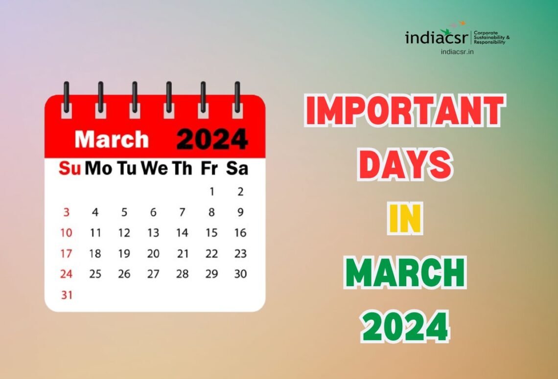 List of Important Days in March 2024: National, International, and ...