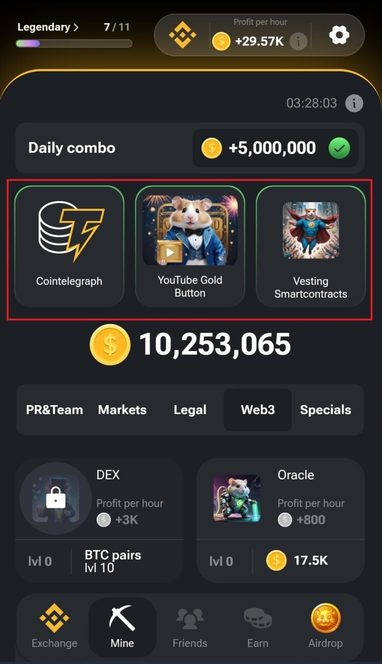 Hamster Kombat Daily Combo and Daily Cipher (July 12)