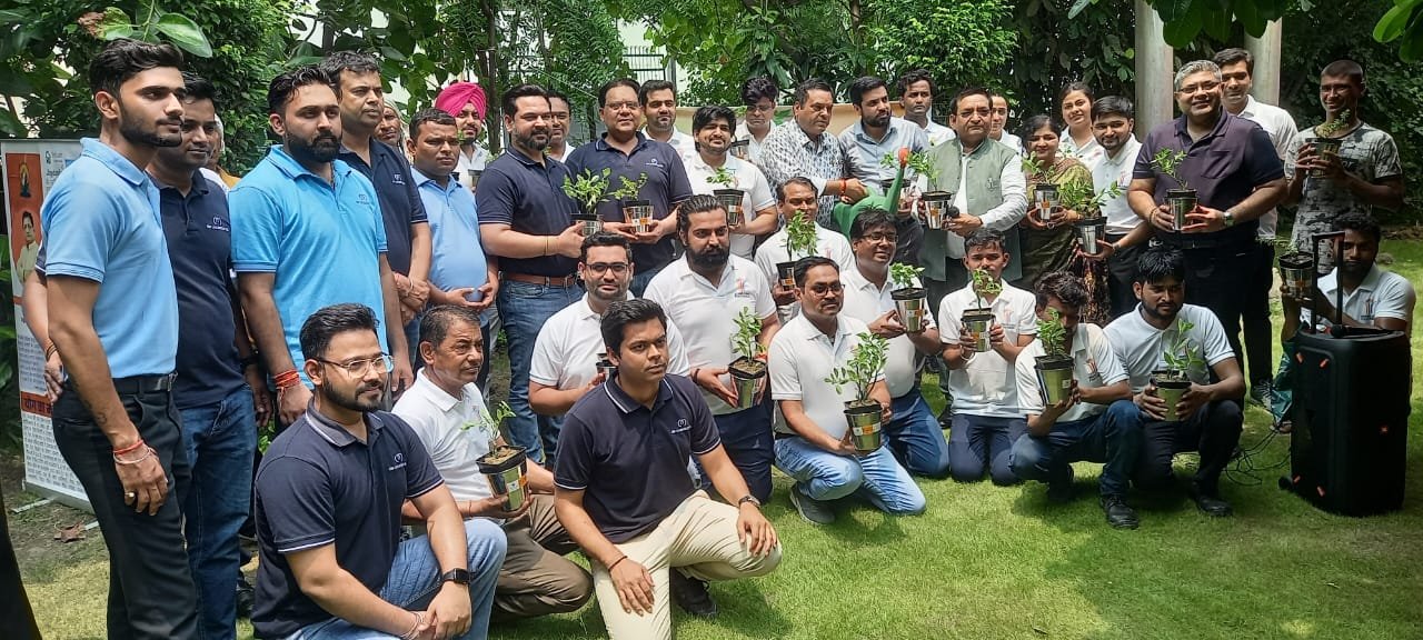 Om Logistics Ltd. Planted over 2000 Plants in the Kundli Industrial ...