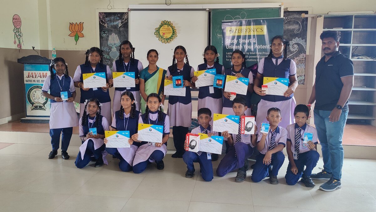 CSR: Zebronics Empowers 10,000 Students In Tamil Nadu Through Zeb-Tech Initiative