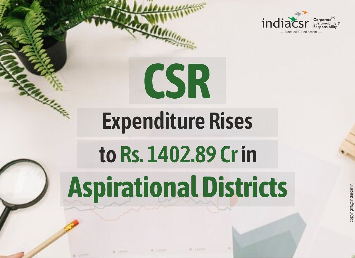 CSR Expenditure Rises To Rs. 1402.89 Cr In Aspirational Districts I ...
