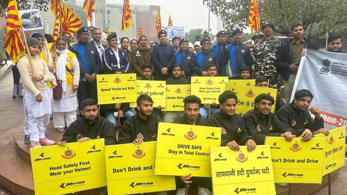 CSR: JK Tyre and Delhi Traffic Police Join Hands for Road Safety ...