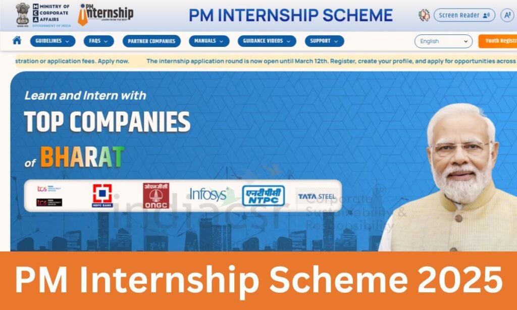 PM Internship Scheme 2025: Registration Opens – Apply Now With Direct ...