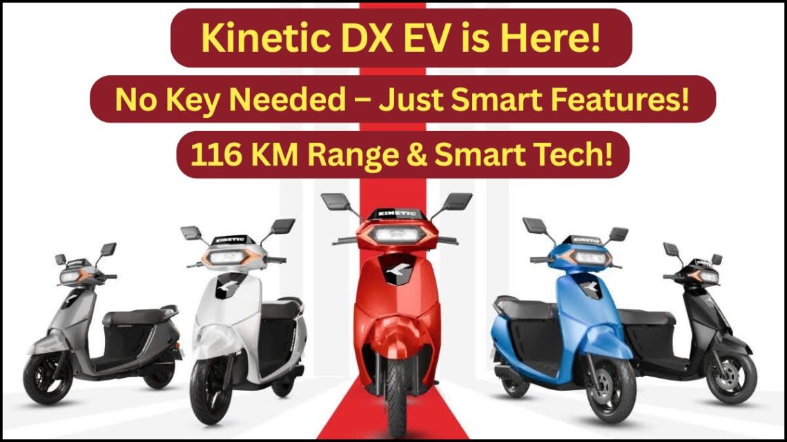 Kinetic DX EV Launched in India: Price, Smart Features, and 116 KM Range Unveiled