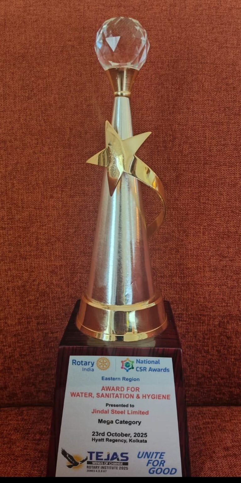 Jindal Steel Recognised for Impactful CSR Water and Sanitation ...