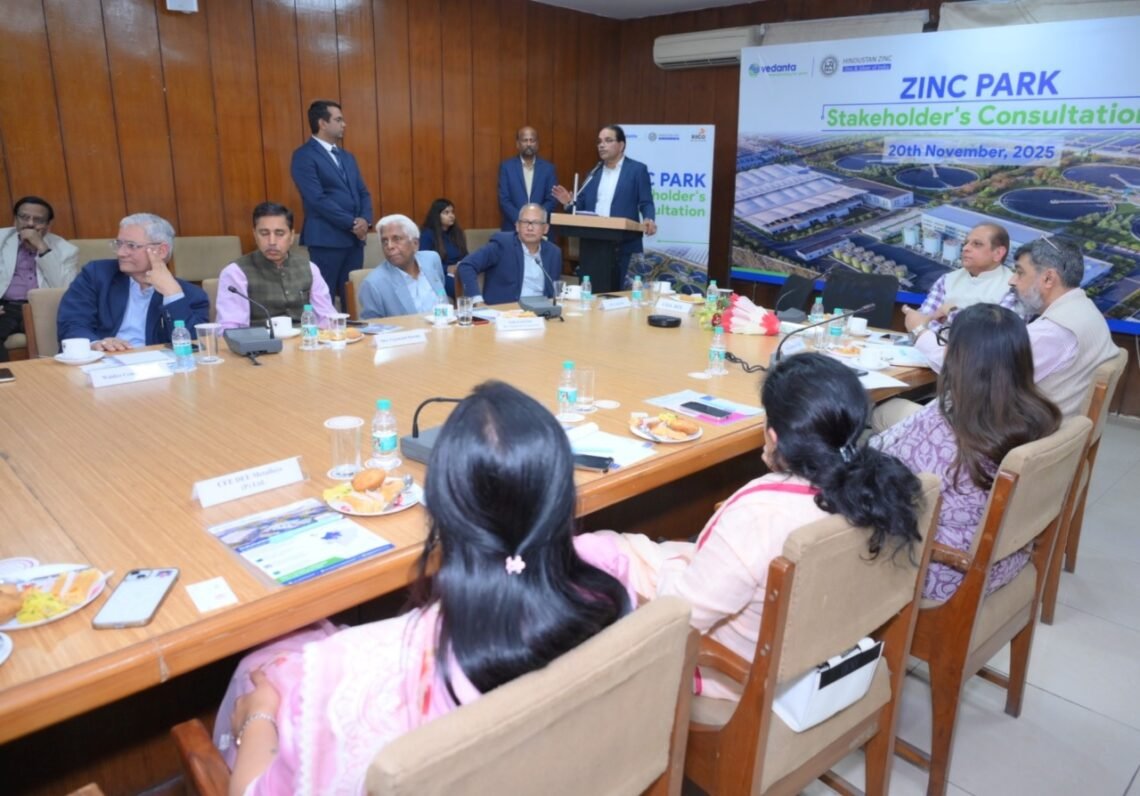 Hindustan Zinc, In Collaboration With RIICO, Moves Proposed Zinc Park Initiative Into Next Phase ...