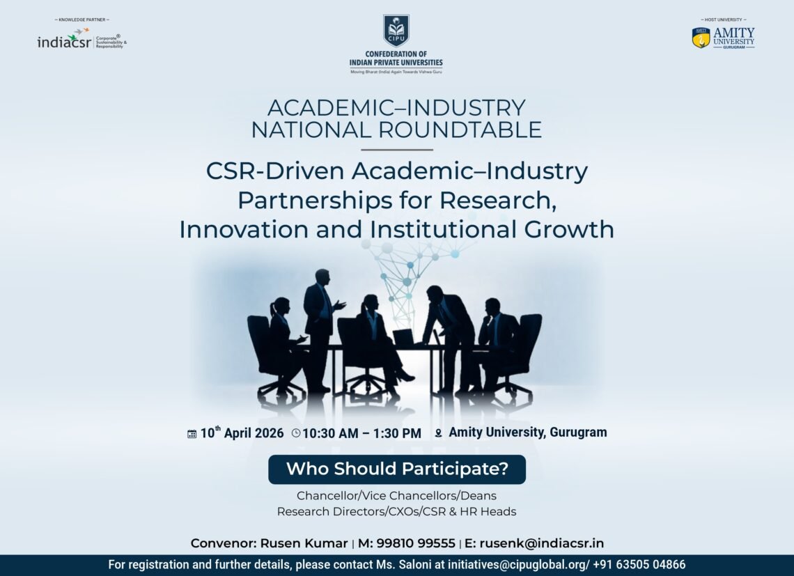 CSR-Driven Academic–Industry Partnerships Roundtable at Amity ...